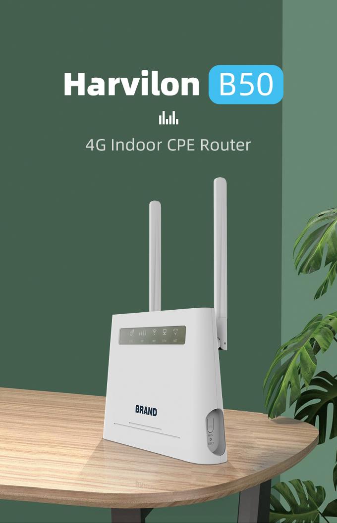 150Mbps CPE LTE Home 4G Wifi Router With RJ11 SIM Card