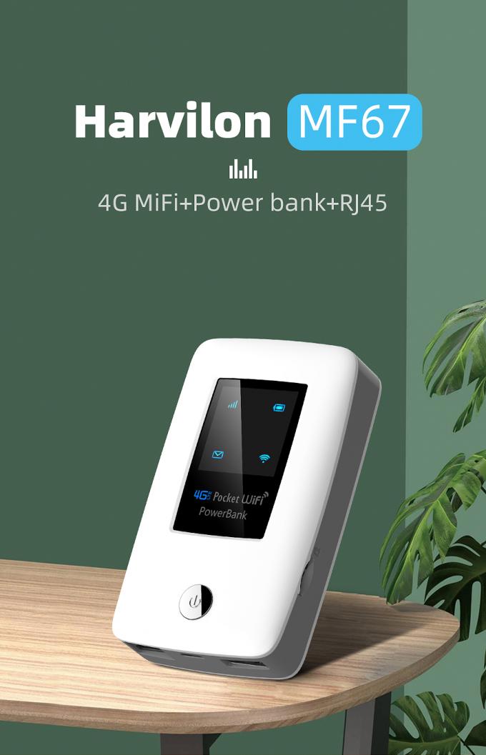 5000mAh 4G Wireless Pocket Router With RJ45 Wan Lan Port