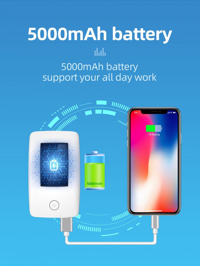 5000mAh 4G Wireless Pocket Router With RJ45 Wan Lan Port