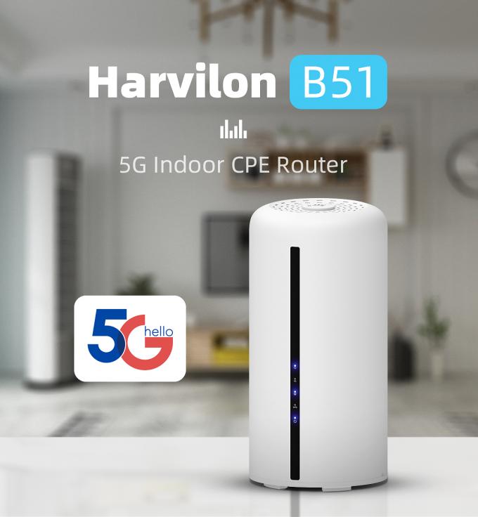 WiFi 6 Cylindrical 5 Gigahertz Wireless Router 32 Users With Three RJ45 ...