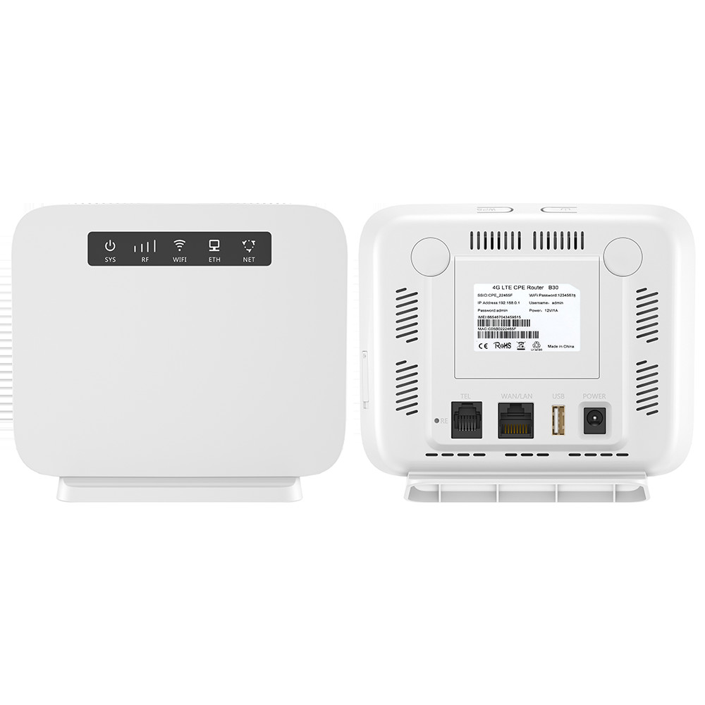 300 Mbps 4G Routers For Home With Sim Card Slot Cat 4 Dual External ...